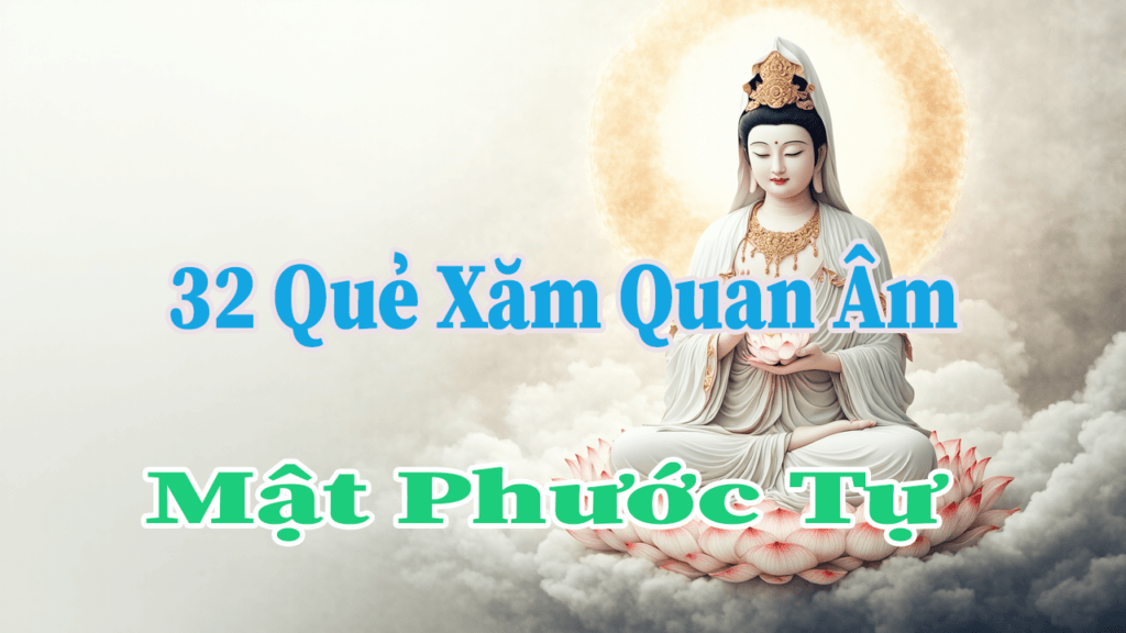 32 Quẻ Xăm Quán Âm Bồ Tát · MẬT PHƯỚC TỰ